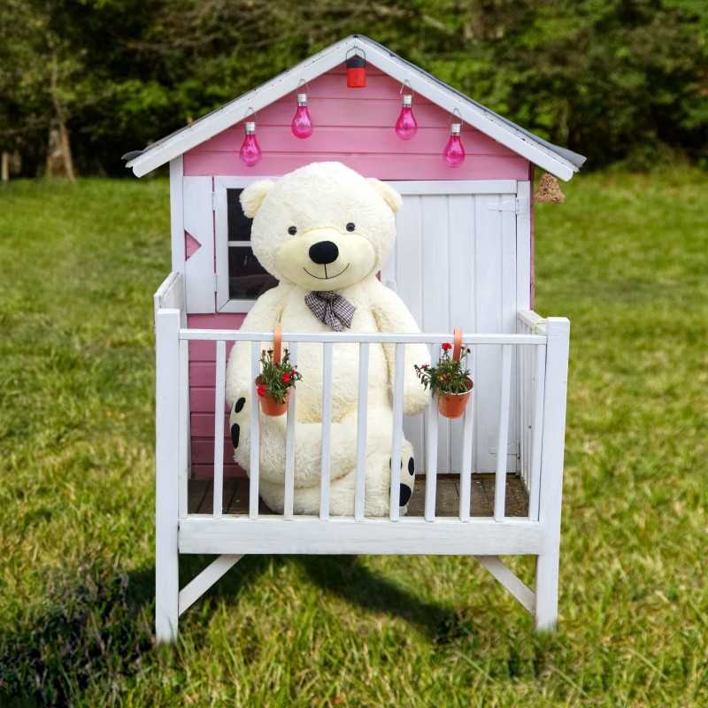 Oso de Peluche XXL TEDBI - Ben 120cm Color Beige